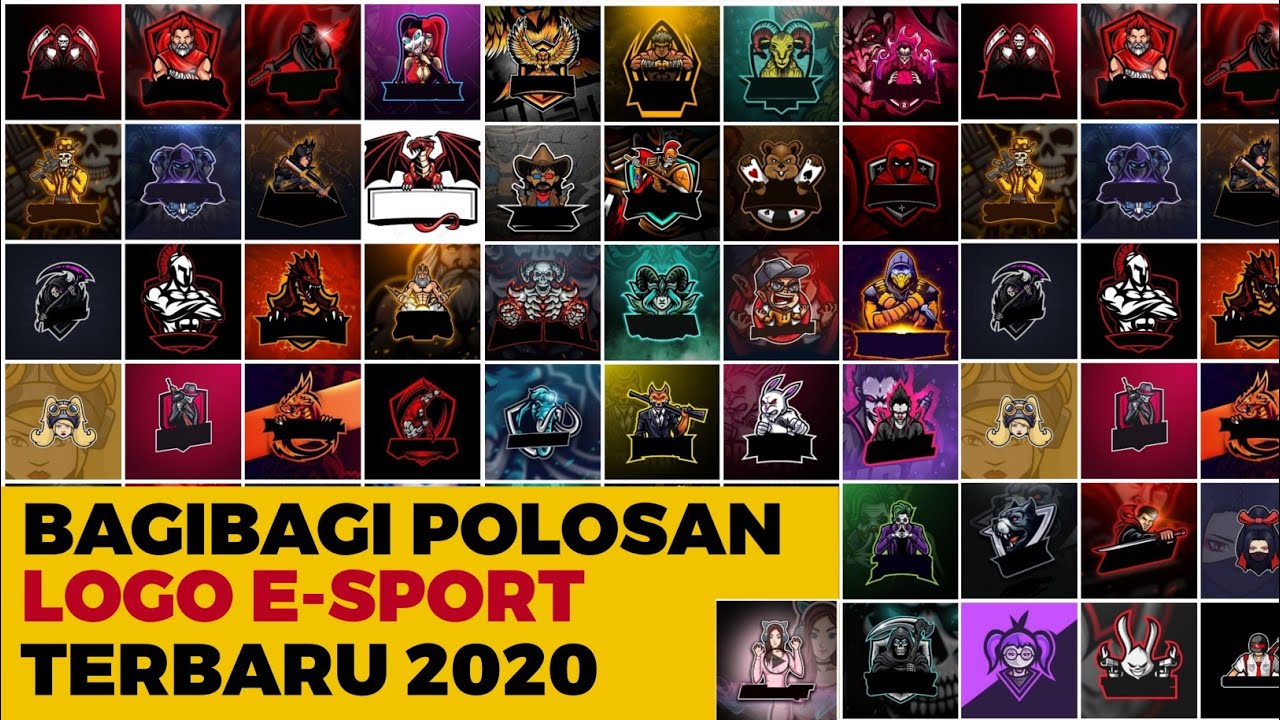 Bagi bagi Polosan Logo E-sport Terbaru 2020 - YouTube
