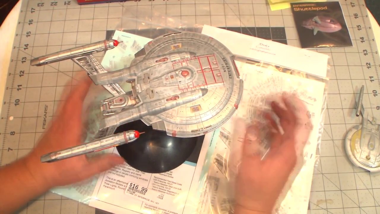 1/1000 JL Decals vs Acreation NX-01 Aztec Decal Sets - YouTube