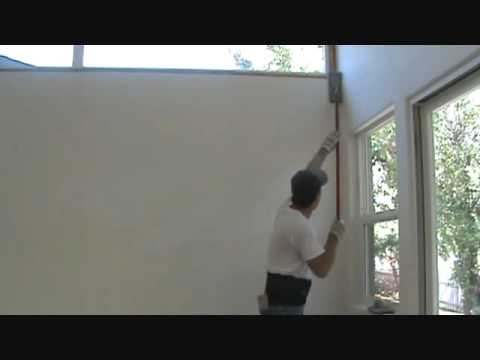 How to sand a wall - YouTube