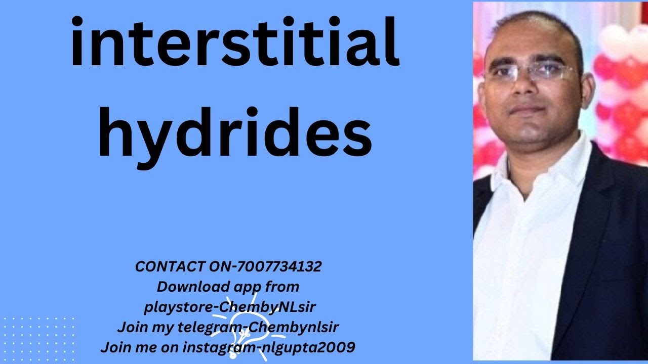 interstitial hydrides - YouTube