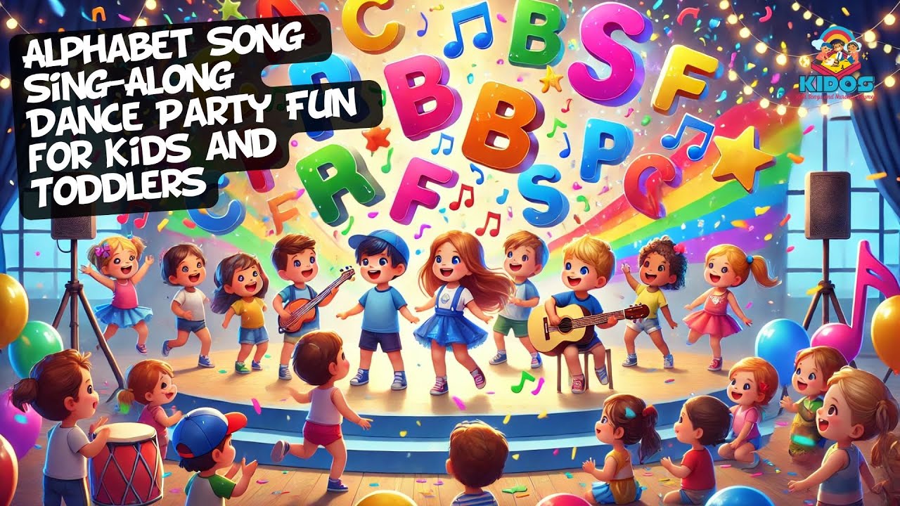 Alphabet Song Sing Along Dance Party Fun for Kids and Toddlers - YouTube