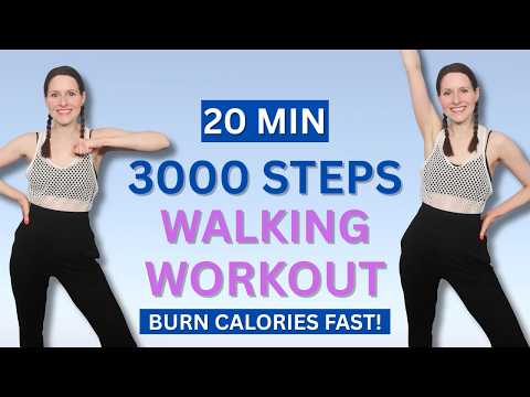 WALK OFF FAT IN 20 MINUTES | Dancy Walking Fat Burn | Lose Weight to the Beat | Super Fun & Sweaty