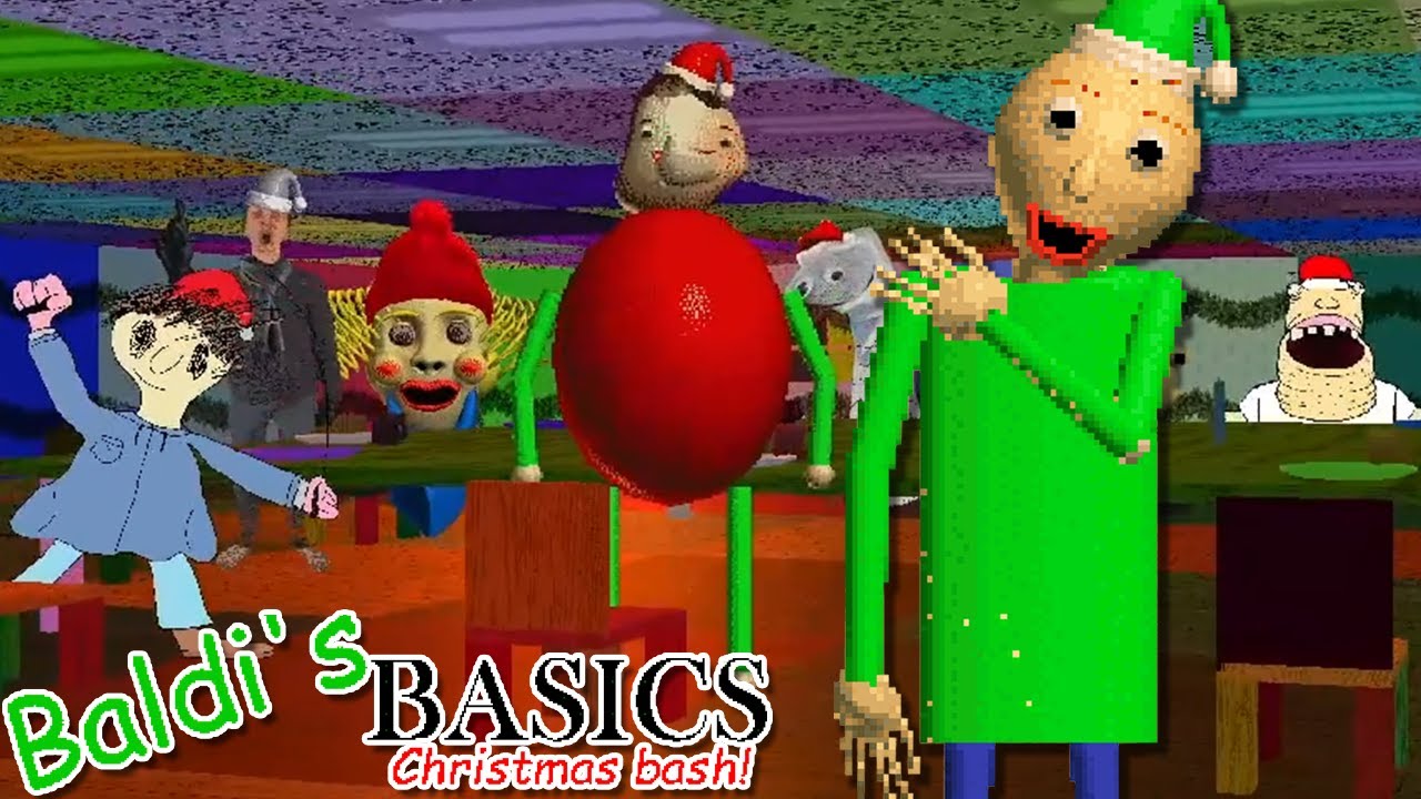 BALDI'S BASICS CHRISTMAS BASH!! | Baldi's Basics MOD - YouTube