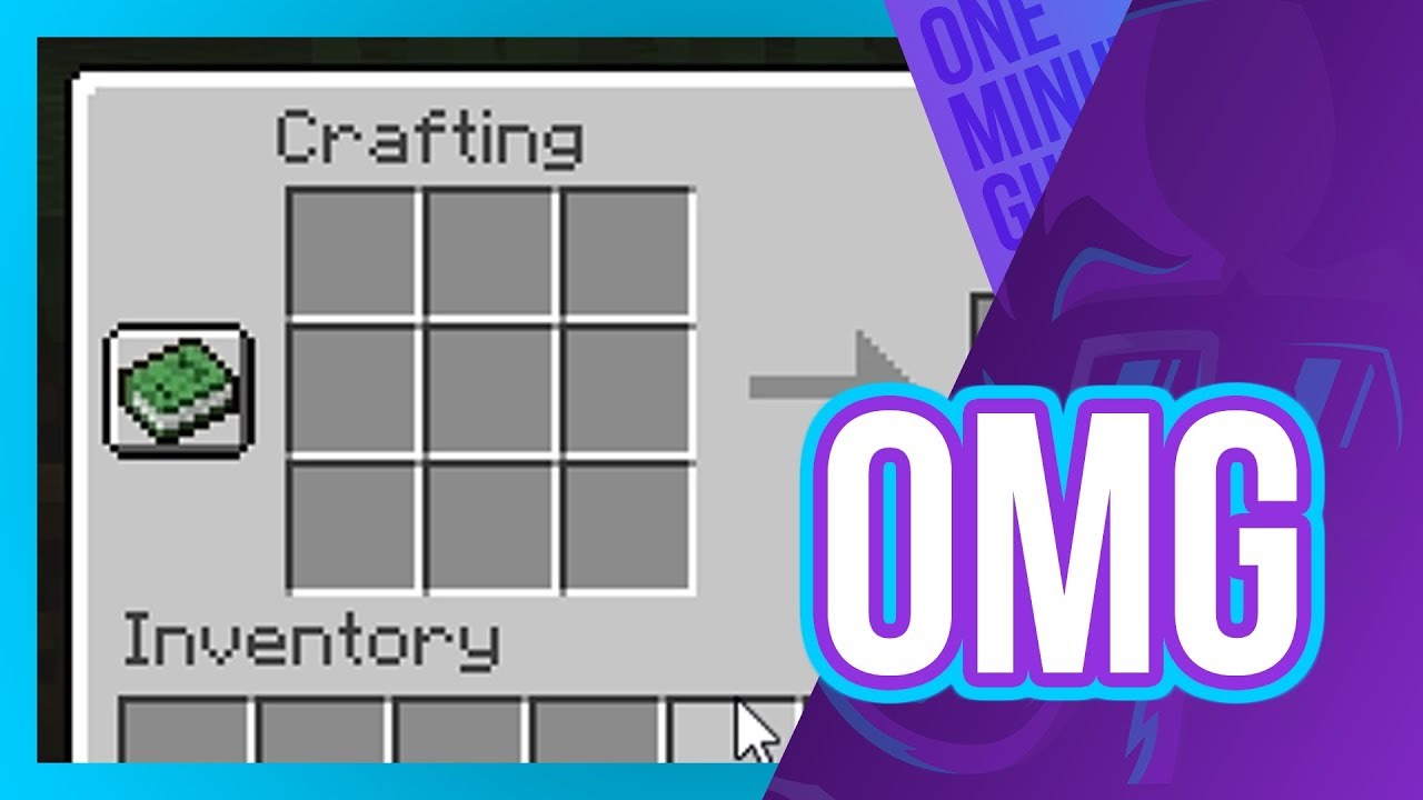 Making a Crafting Table - Minecraft Java Edition 1.14.4 | One Minute ...