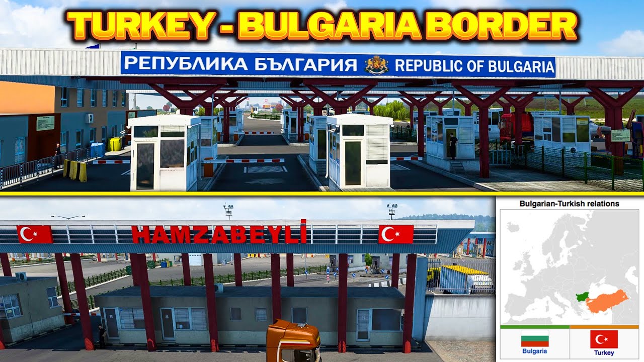The Largest Border Crossing In Euro Truck Simulator 2: Turkey ...