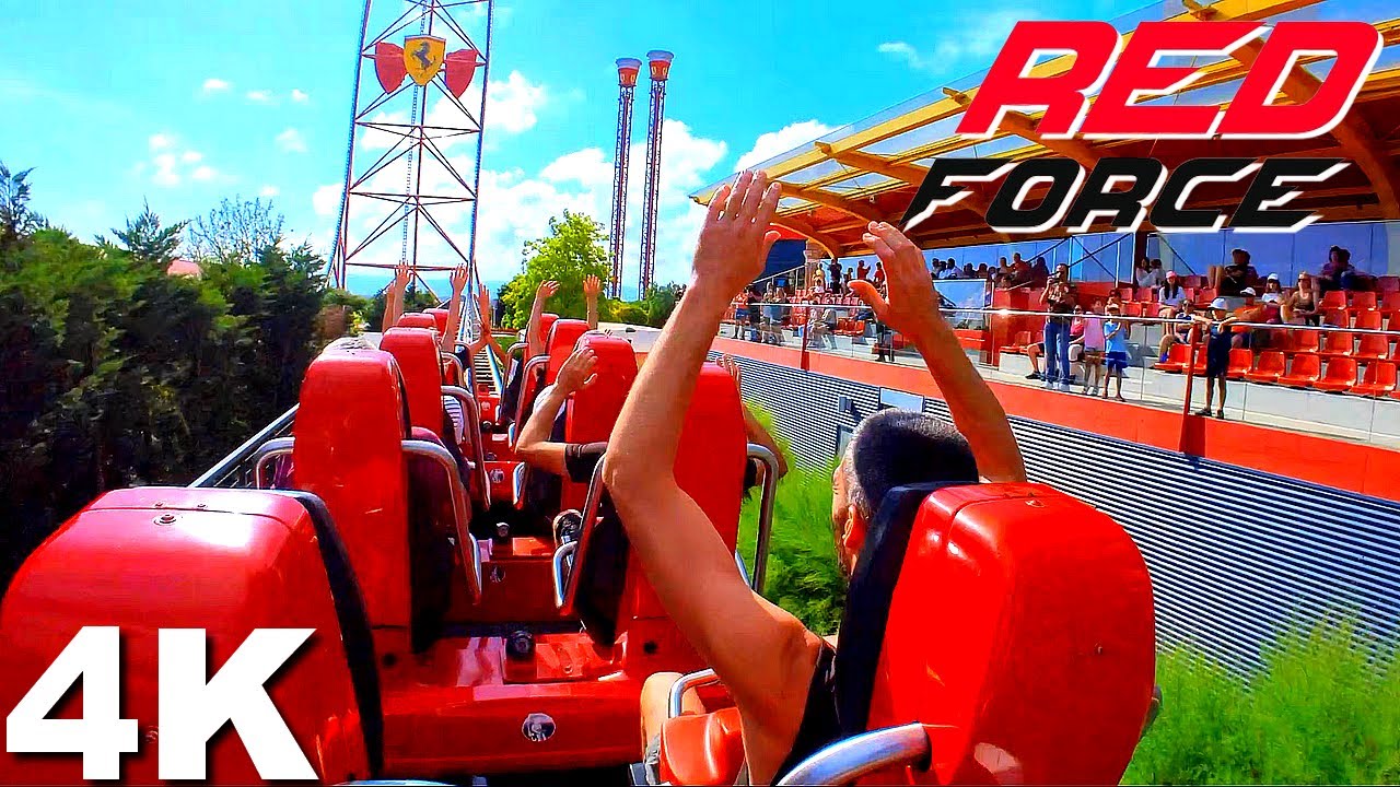 Red Force [On-Ride 4K POV] - Ferrari Land - YouTube
