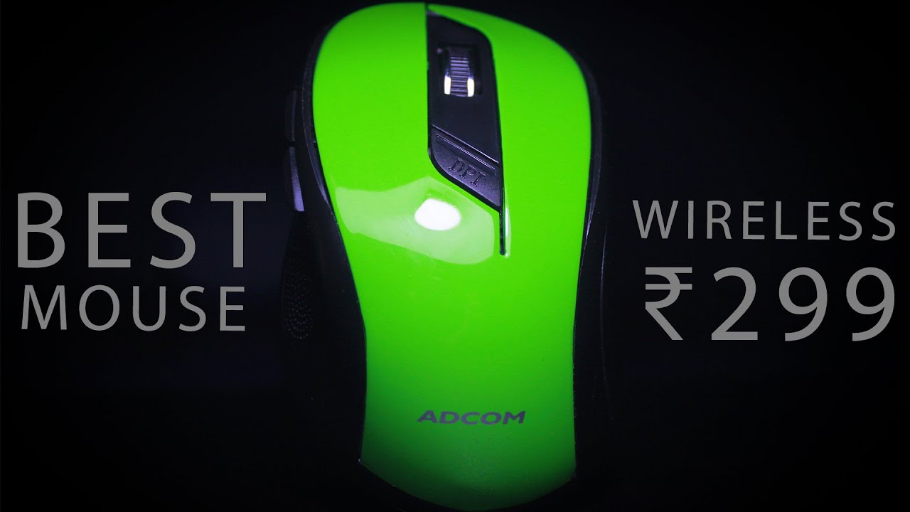 Best Wireless Mouse Under 300 | Adcom 6D Wireless mouse - YouTube