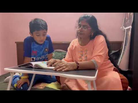 Teaching Tamil to my student who is in 3rd std@Saraswathi Online Home Tutor-Chennai - YouTube