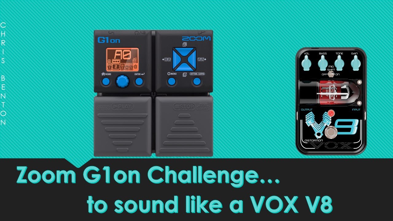 Zoom G1on Vox V8 Challenge - YouTube