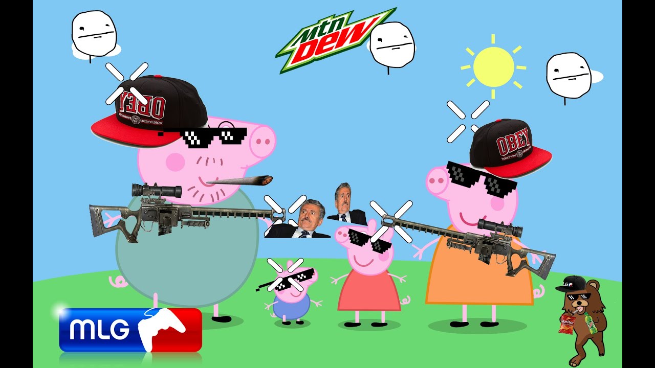 PEPPA PIG MLG | by SNIPER MLG PARODY | ESPAÑOL - YouTube