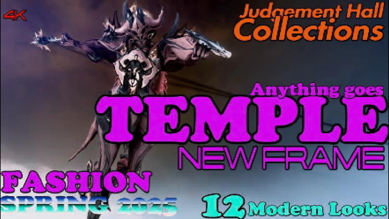 Warframe:Temple Fashion Spring 2025 Art-Fashion - YouTube