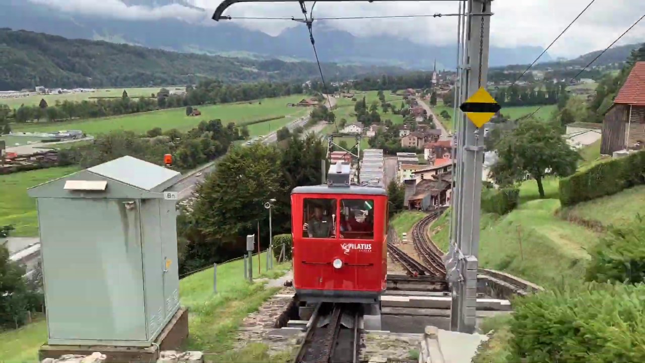 [FUNICULAR] Alpnachstad — Pilatus Kulm [TIMELAPSE] [Full HD] - YouTube