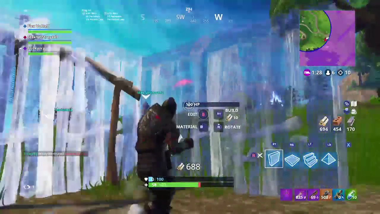 Insane 1v4 Fortnite Clutch - YouTube