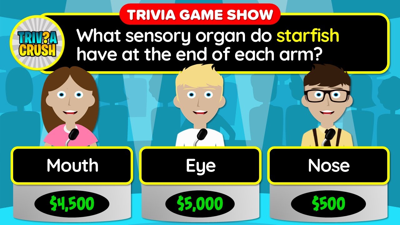 GENERAL KNOWLEDGE QUIZ! - 20 Trivia Questions in a Unique Game Show ...