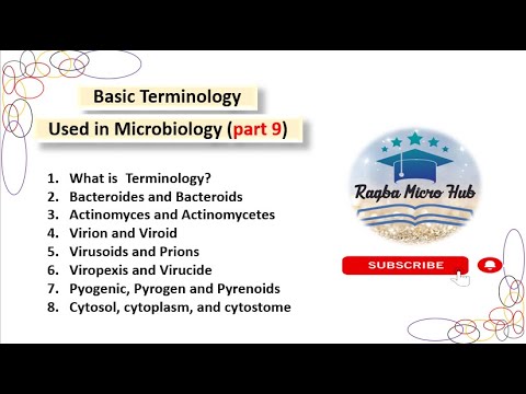 Basic terminology in microbiology #part9 #microbiology#lecture # ...
