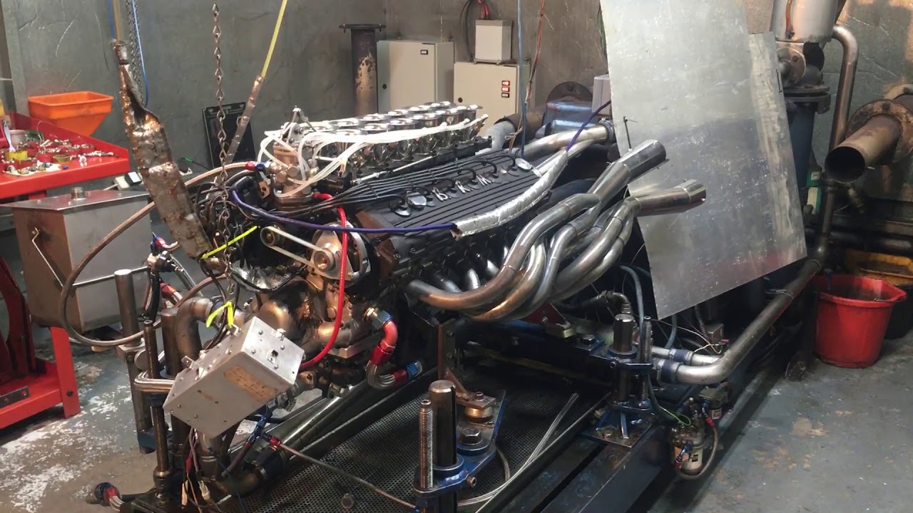 BRM P207 V12 Engine - Dyno run - YouTube