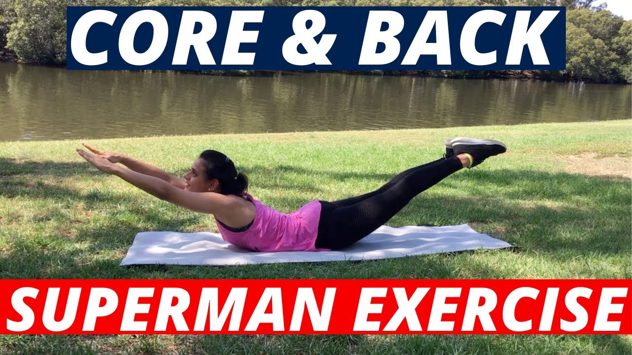 Superman Exercise For Men & Women - Correct Form & Proper Technique ...