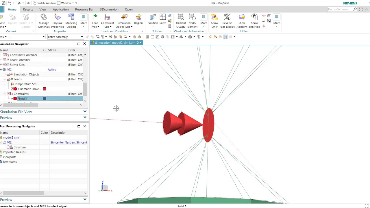Simcenter Nastran Multistep Nonlinear - Sol 402 for CJoint, PJoint ...
