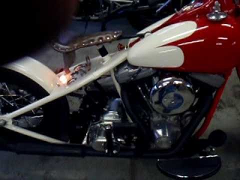 Harley Chopper Bobber Project Springer Hardtail hootis.com - YouTube