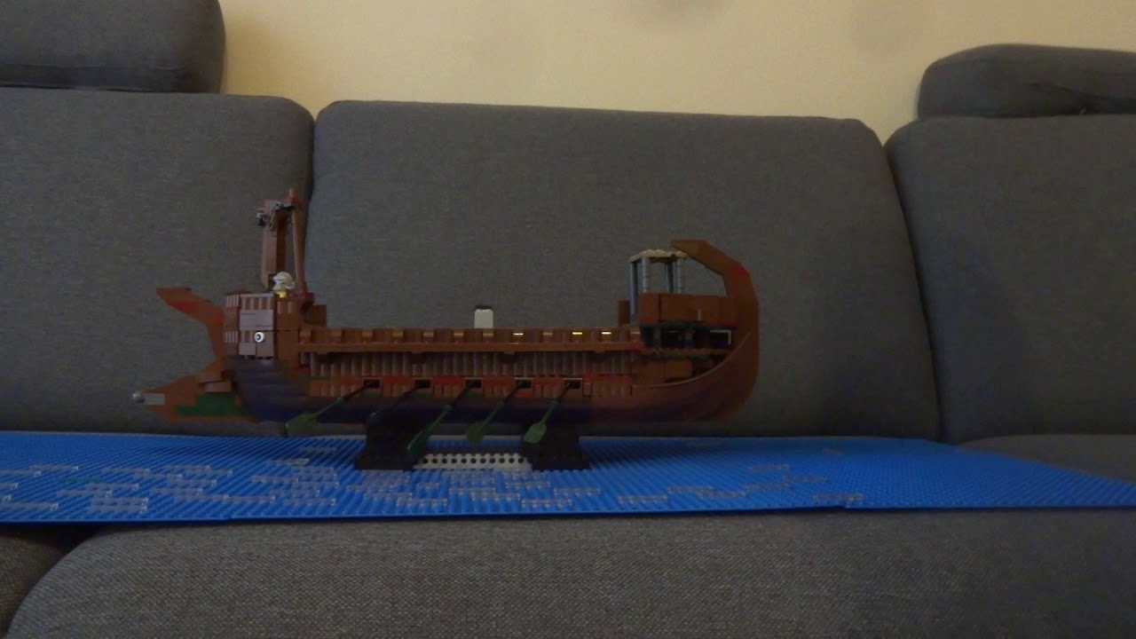 römische Galeere, incl. Ruderer - YouTube