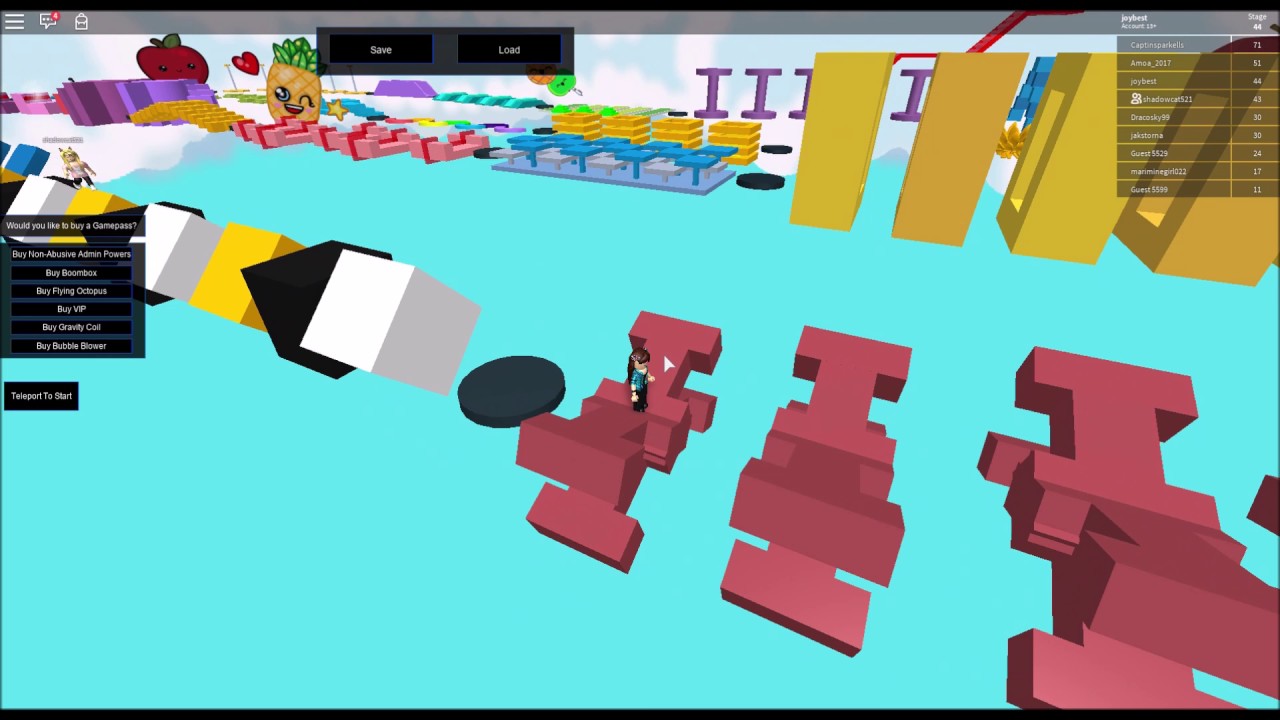 Obby race with shadow! - YouTube