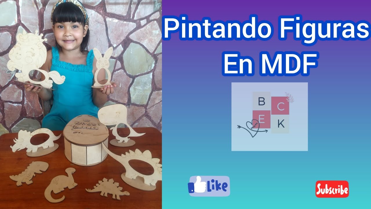 Pintando Figuras de MDF/ unboxing - YouTube