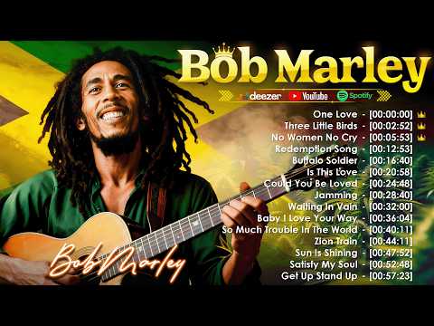 Bob Marley Top 20 Songs - The Best Reggae Vibes Ever - Bob Marley Greatest Hits Full Album