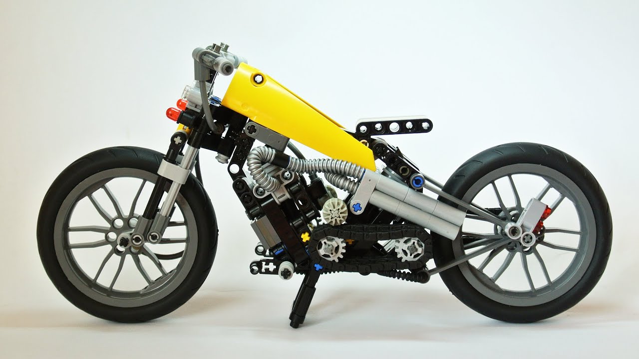 Lego Technic - Hardtail Chopper (Updated Version) - YouTube