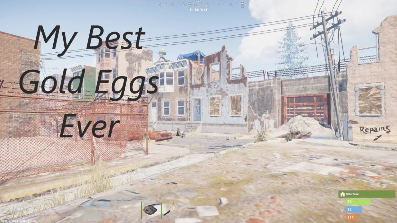 Rust Holiday Event (Easter PTB) Let's Open Some Gold Eggs. Rust Console - YouTube