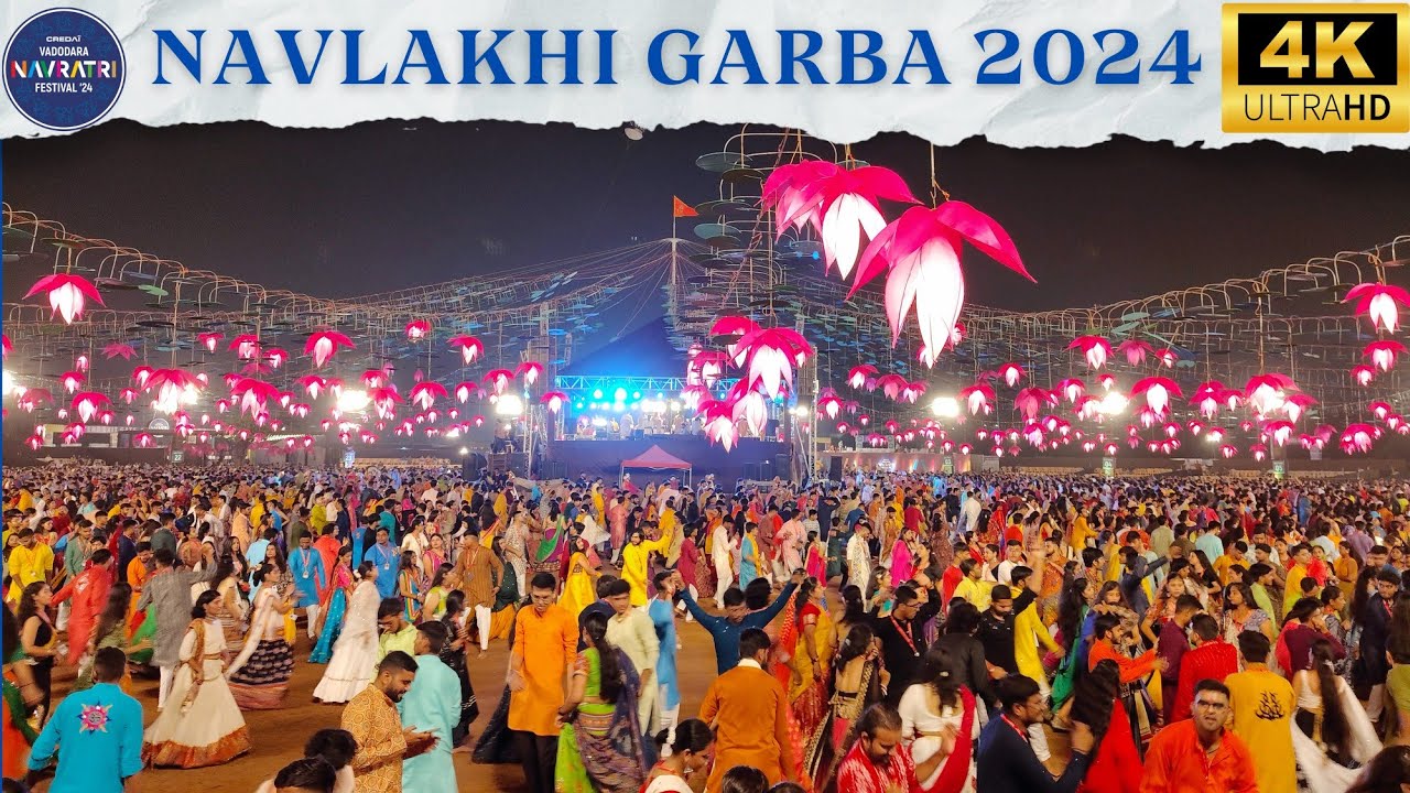 Vadodara Navratri Festival 2024 | Vadodara Navlakhi Garba 2024 ...