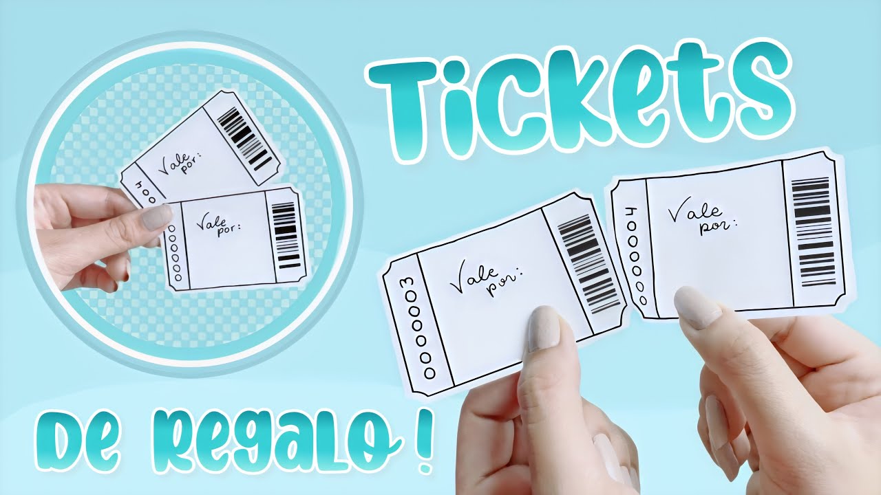 💎 DIY TICKETS/ CUPONES DE REGALO + Bolsa de regalo - Ideas fáciles para regalar | Marivaleria ...