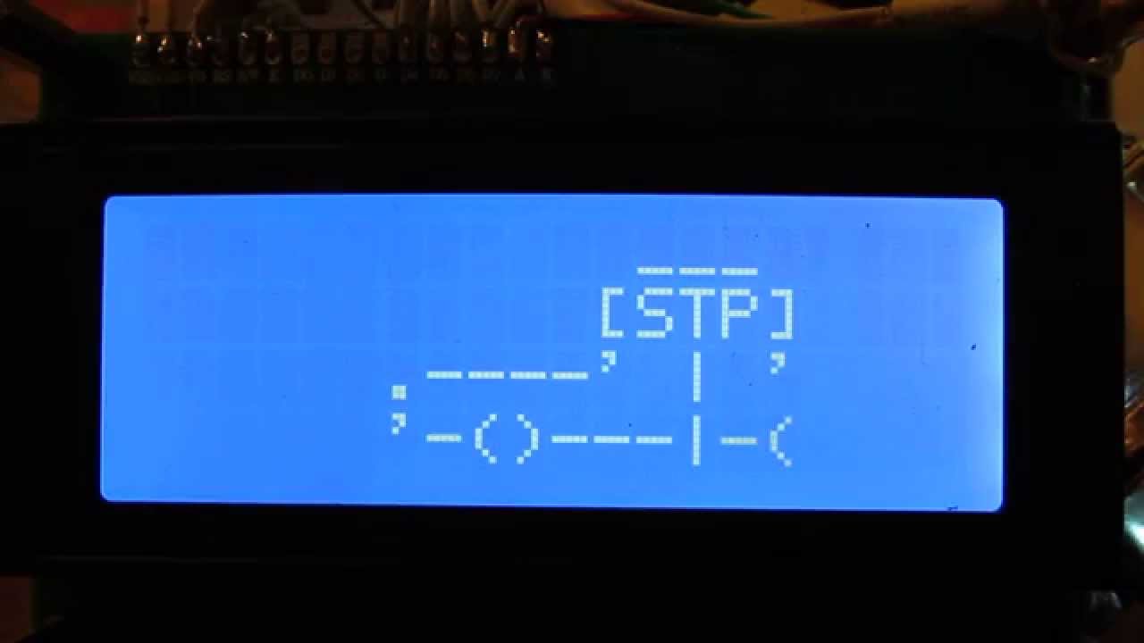 Auto ASCII ART on lcd - YouTube