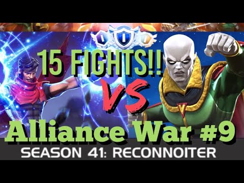 MCOC - Alliance War - Season 41 - War #9 - Wiccan Vs Vision Aarkus ...