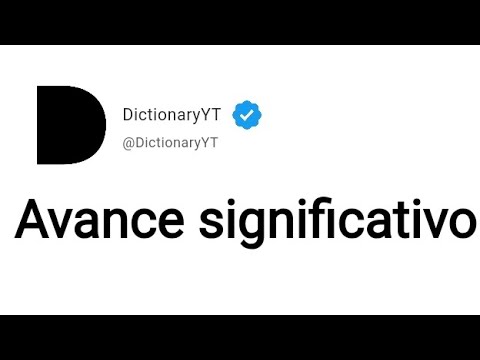 Avance significativo Meaning in English - YouTube