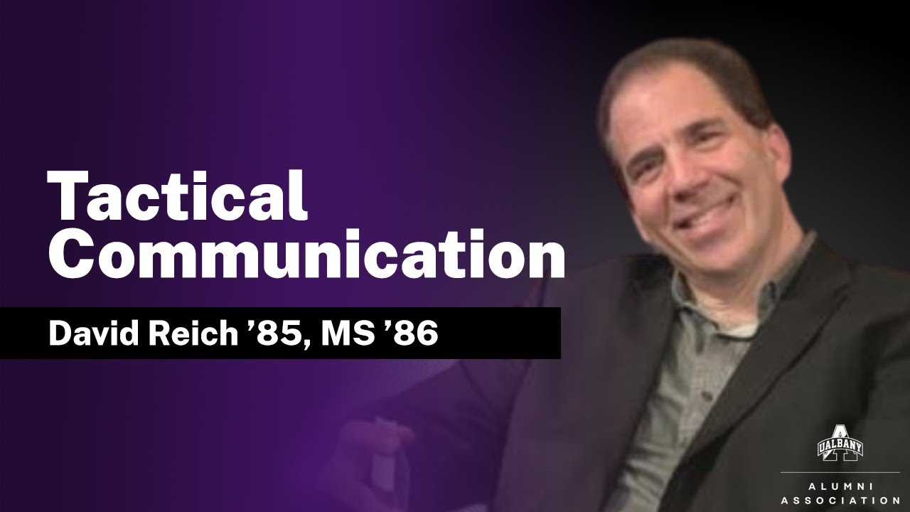 Tactical Communication, presented by David Reich '85, '86 - YouTube