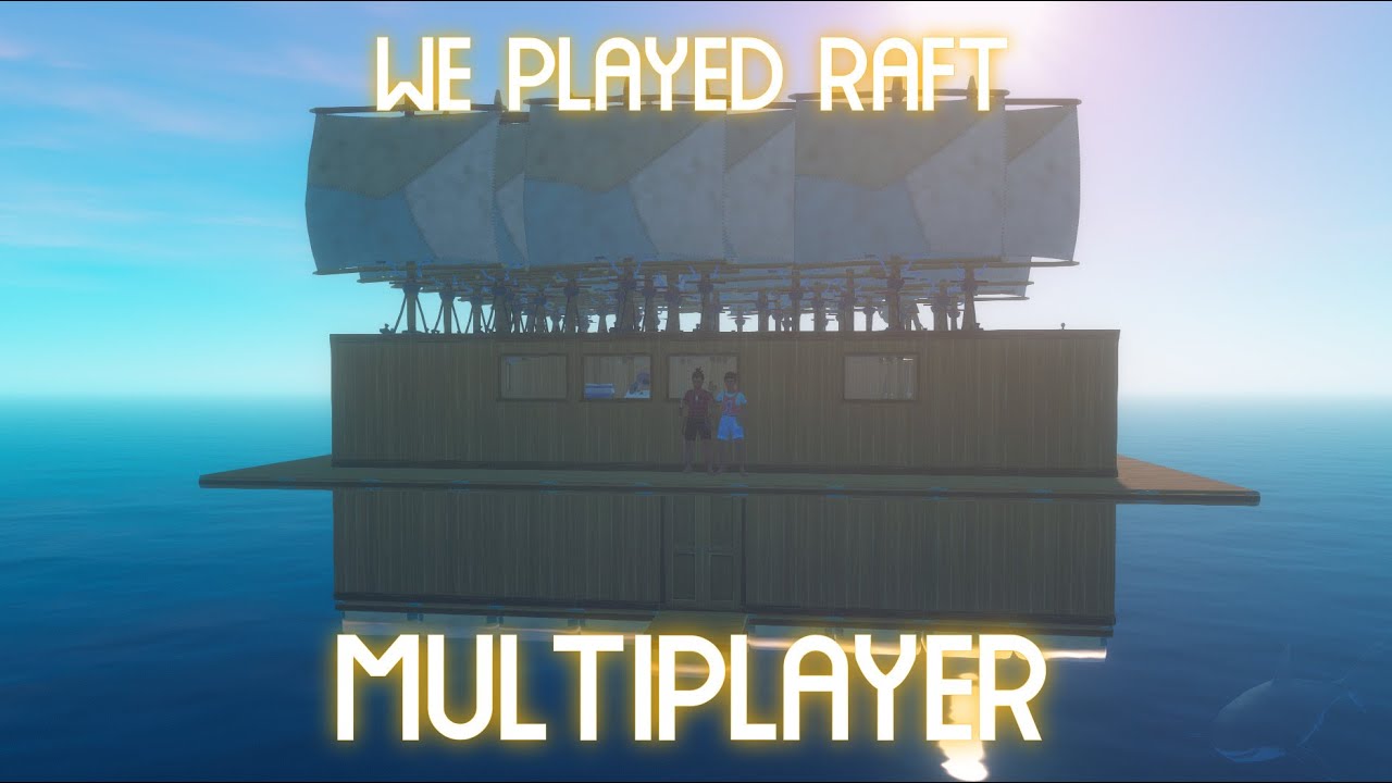 I Played MULTIPLAYER Raft with MIL0DEN! - YouTube