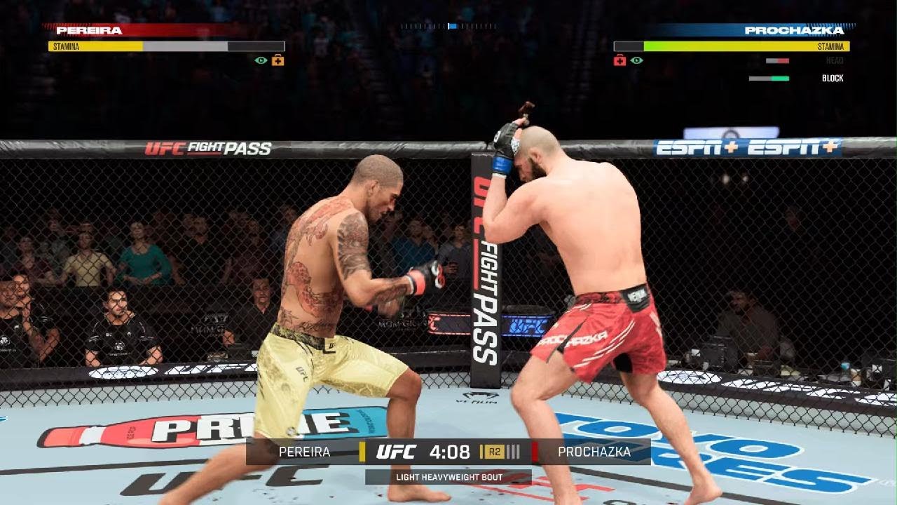 EA SPORTS UFC 5 fake hook to uppercut ko - YouTube