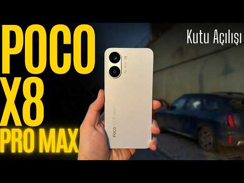 8500 mAh Batarya? | POCO X8 Pro Max Kutu Açılışı