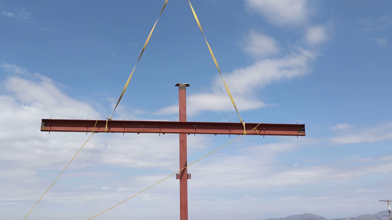 Norris House - Steel Beam Hoisting - YouTube
