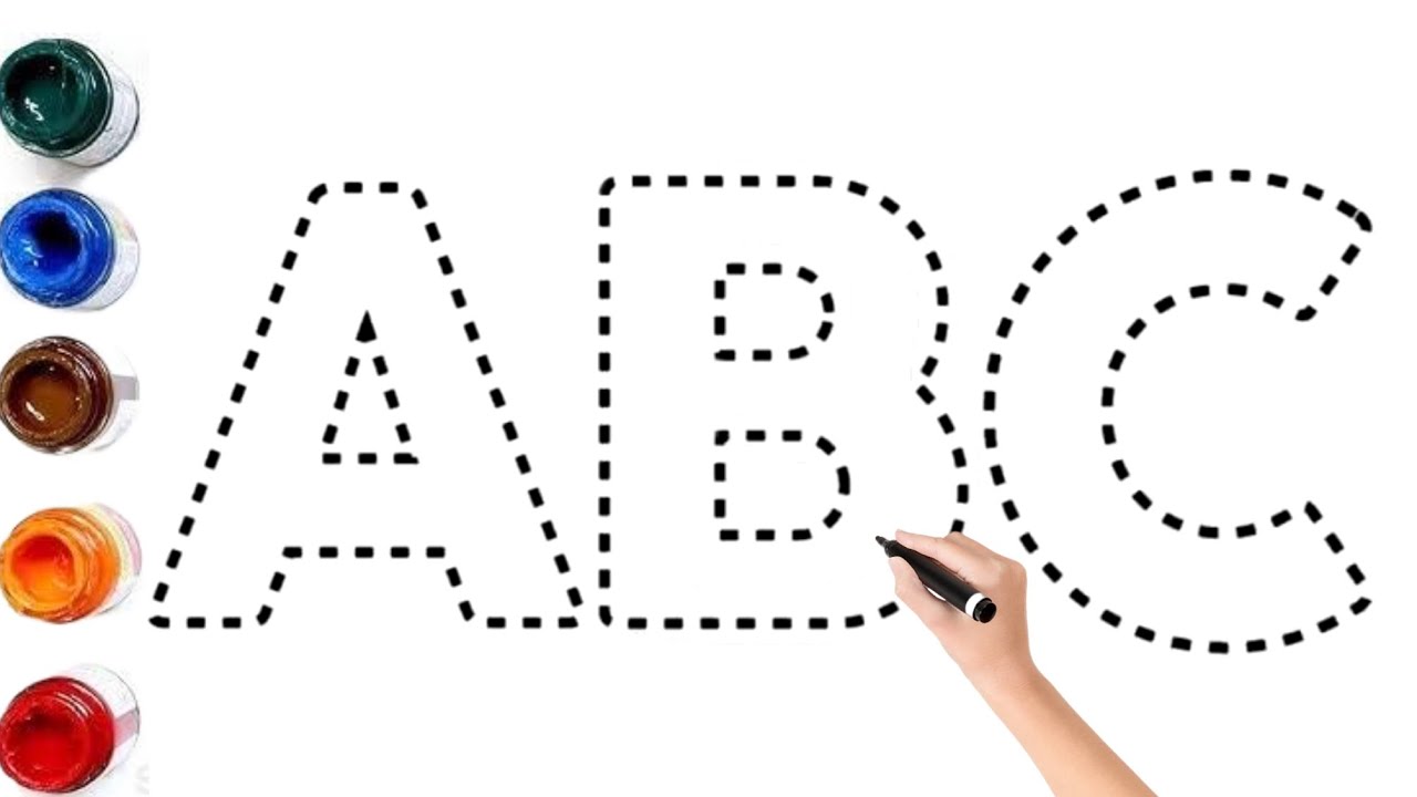 How to Write Letters ABC For Children || Teaching Writing ABC for ...