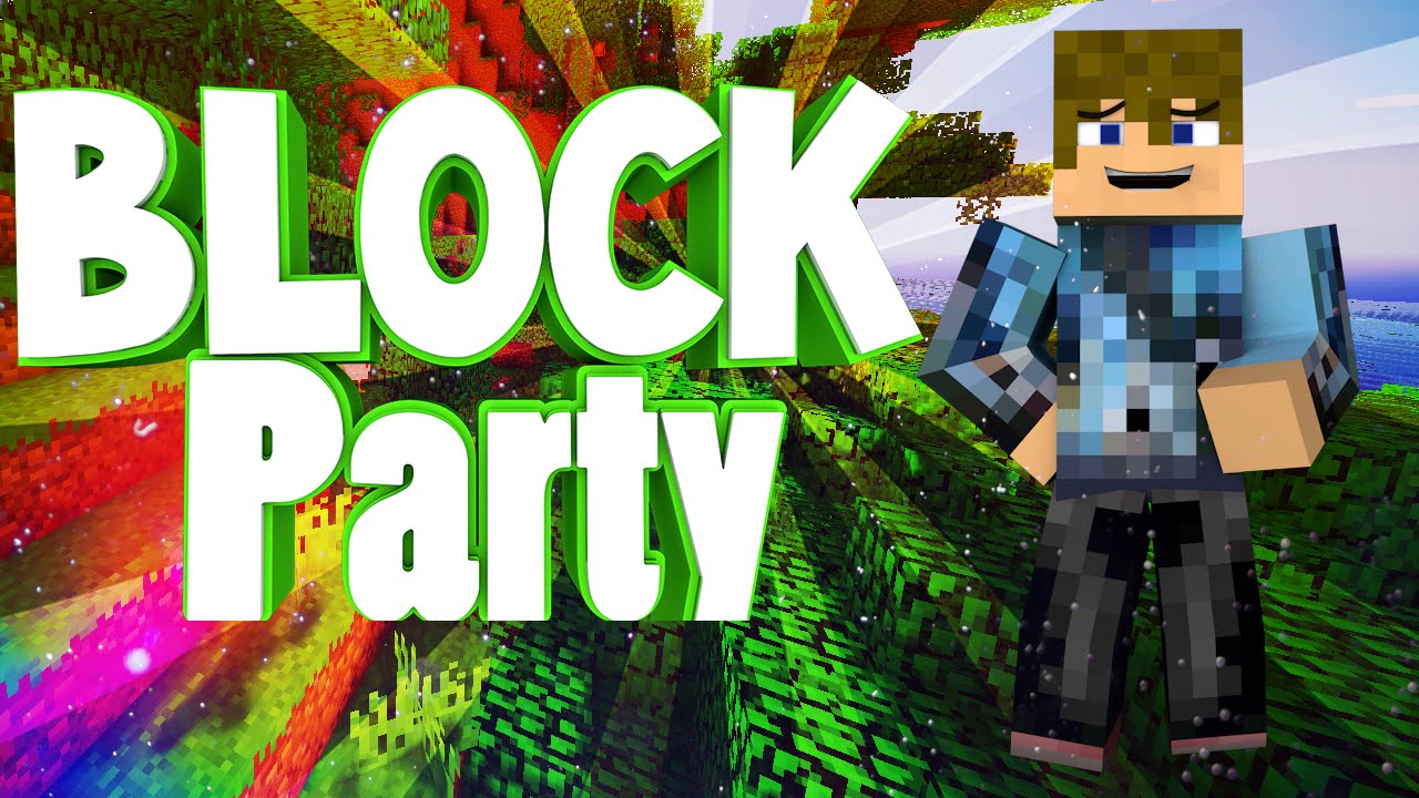 DANCING IN MINECRAFT! - Block Party - (New Mini-Game Mod) - YouTube