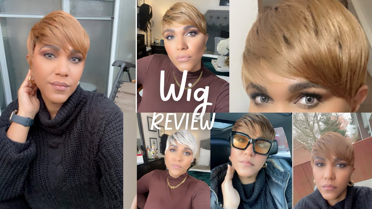 $18 WIG | NOLA OUTRE WIG | FROM AMAZON | QUICK INTALL | PIXIE WIG ...