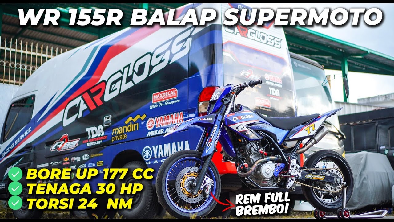 YAMAHA WR 155R SUPERMOTO 2023🔥 PAKAI MESIN KHUSUS BALAP‼️| VLOG 20 ...