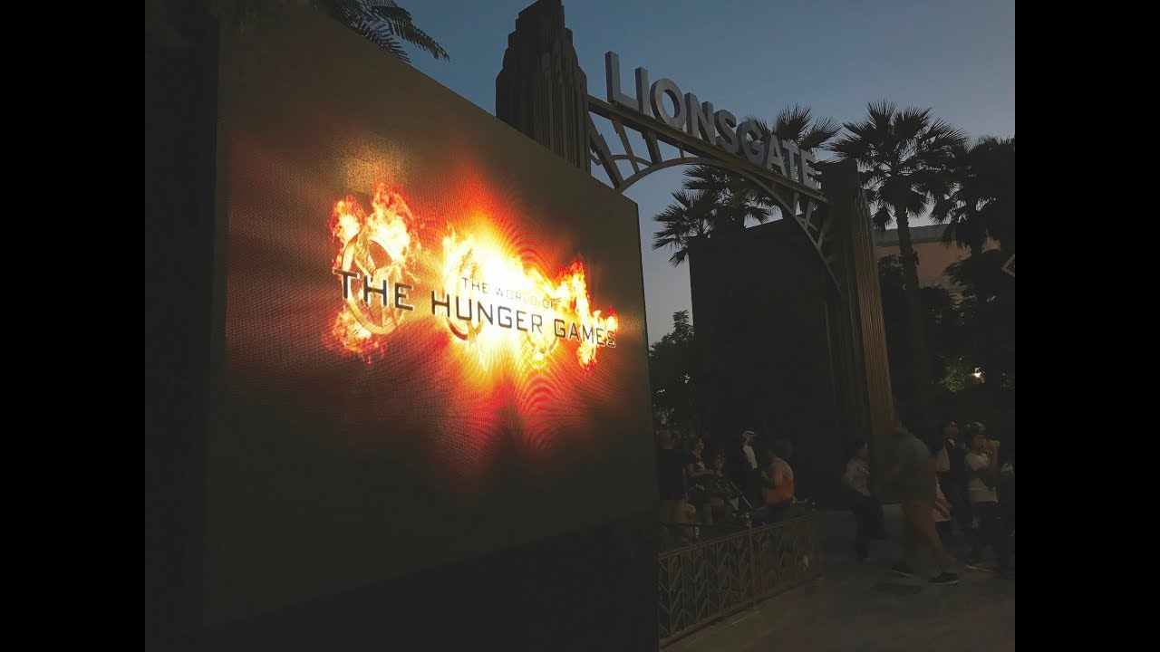 The World of the Hunger Games, Motiongate Dubai - YouTube