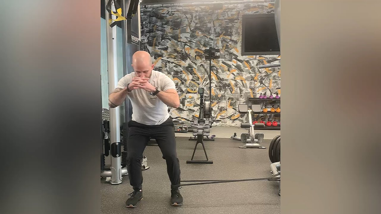 Banded Side Steps (for Adductors) - YouTube