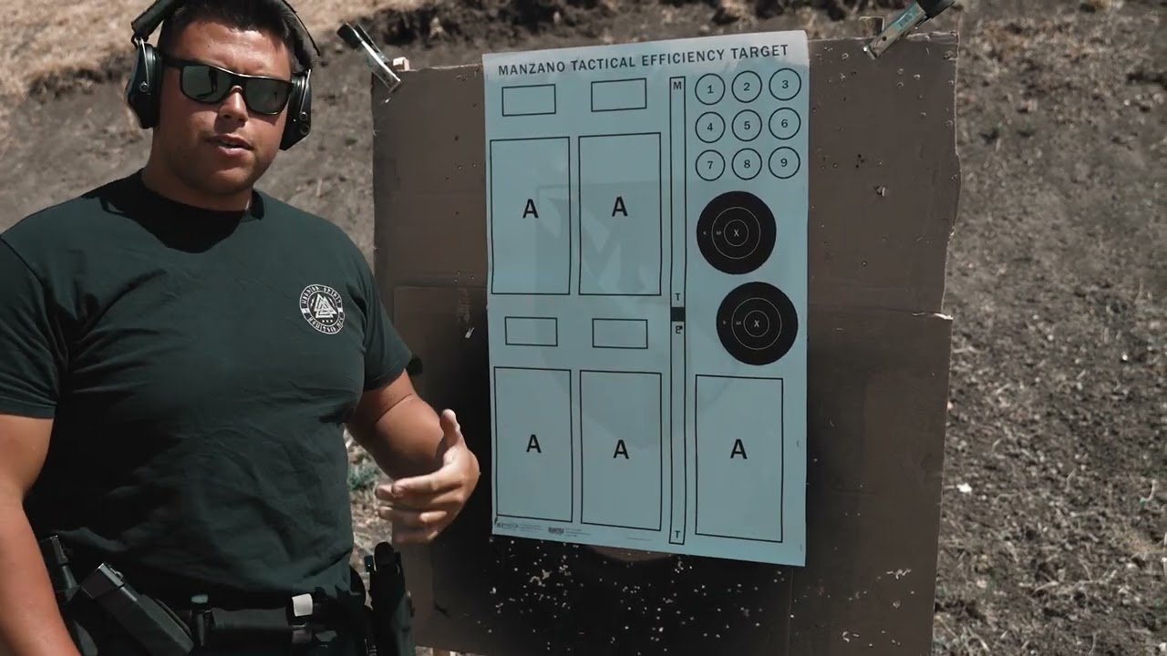 Manzano Tactical Efficiency Targets: 25 Yard Zero with Handgun Optics ...
