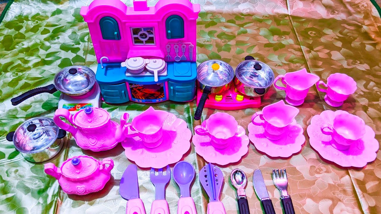 DIY Unboxing Amazing Mini Kitchen Set l Mini Latest Steel And Plastic ...