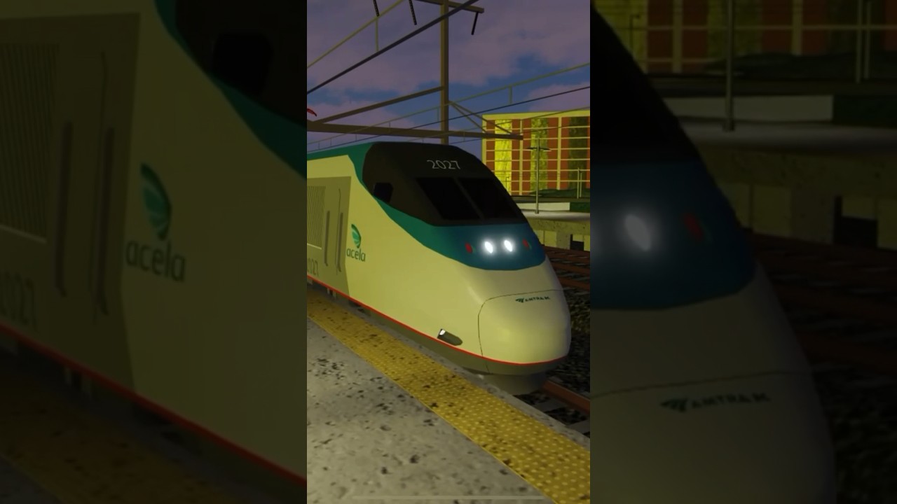 Amtrak Acela train #2150 passed at North Philadelphia! - YouTube