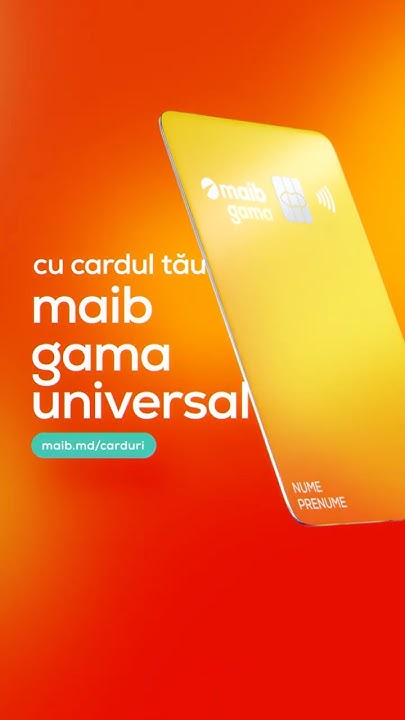 Fiecare zi prinde culoare cu maib și noul design al cardului maib gama universal - YouTube