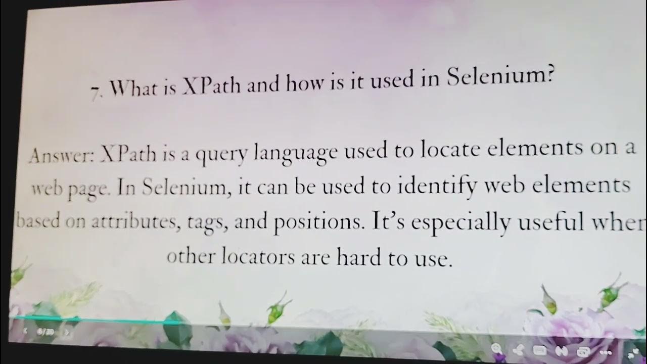 Selenium part 2 - YouTube